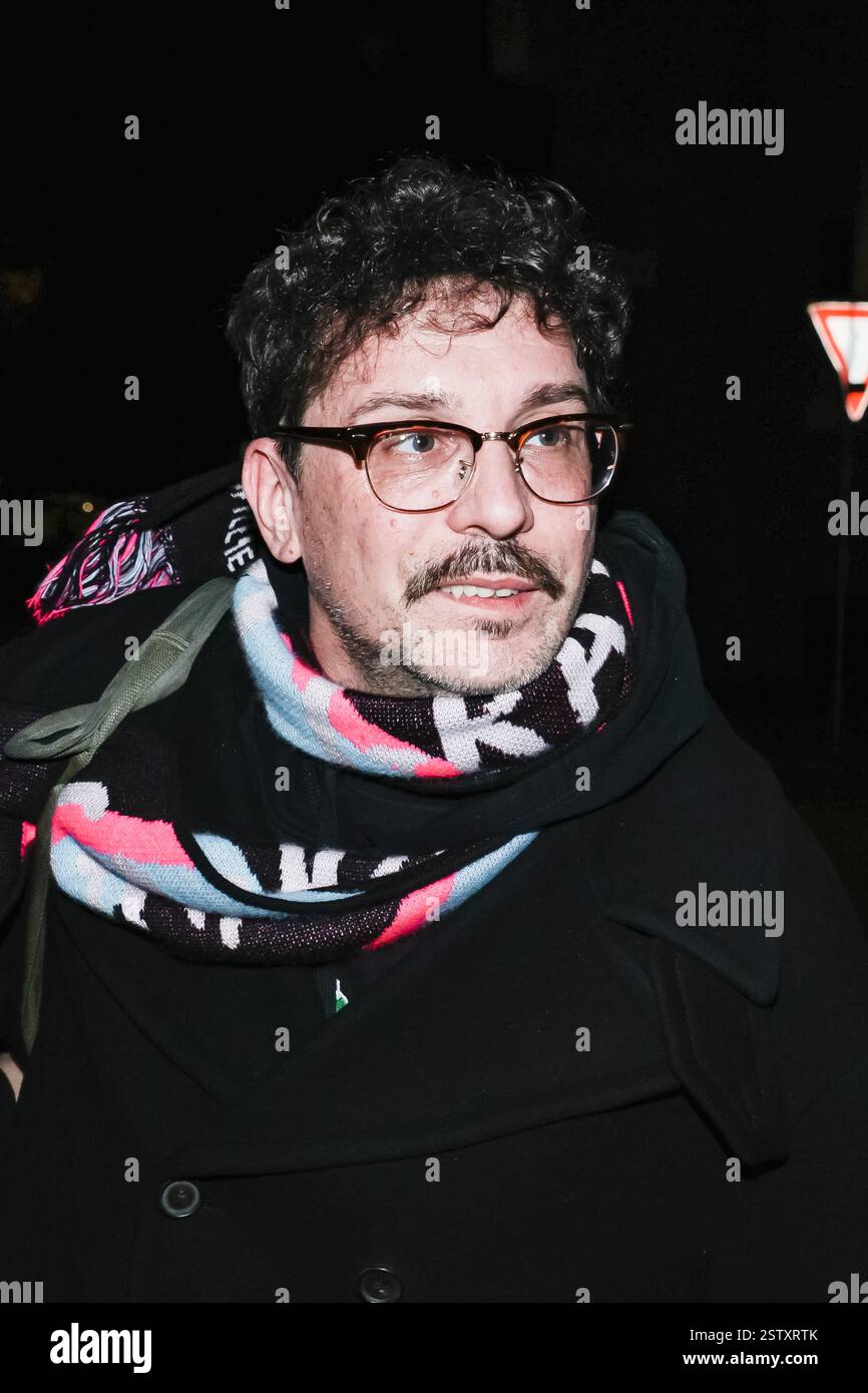 Milan, The arrivals of the guests of the television program Splendida ...