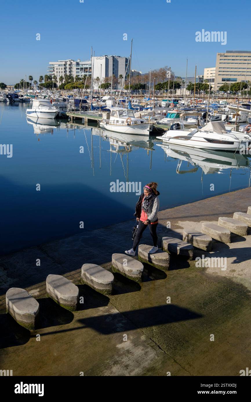Es Molinar port Stock Photo - Alamy