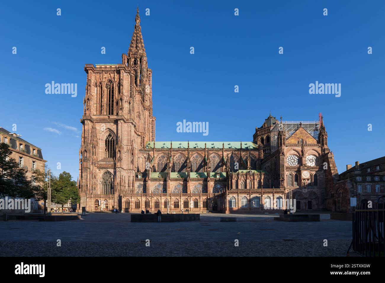 Strasbourg Cathedral de Notre-Dame in city of Strasbourg in Alsace ...