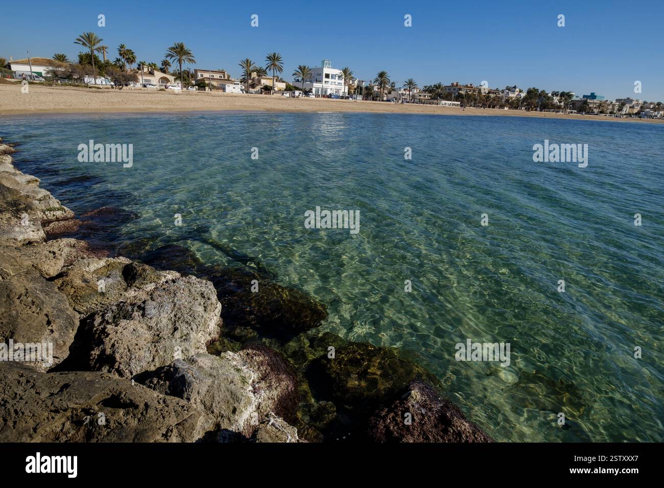 Ciudad Jardin beach Stock Photo - Alamy