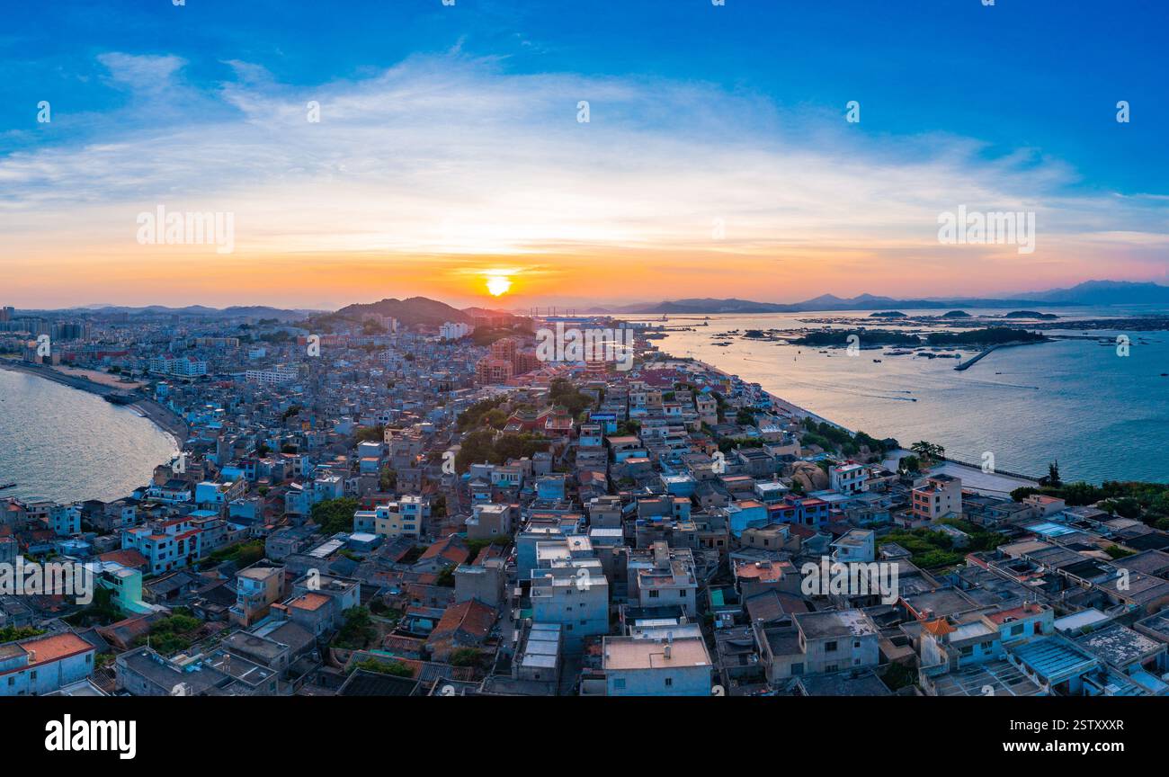Aerial Scenery of Dongshan Island, Zhangzhou City, Fujian Province ...
