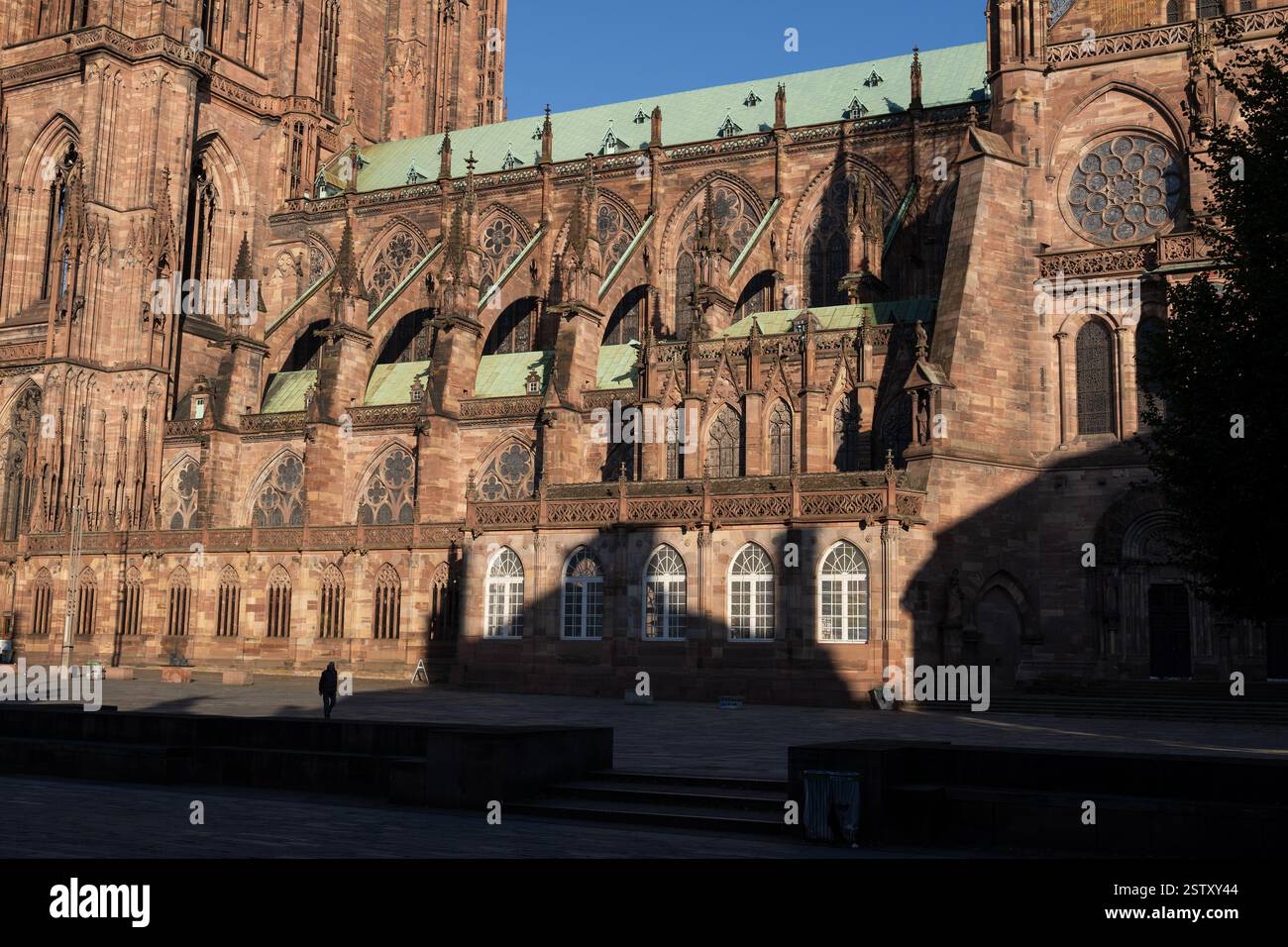 Strasbourg Cathedral de Notre-Dame in city of Strasbourg in Alsace ...