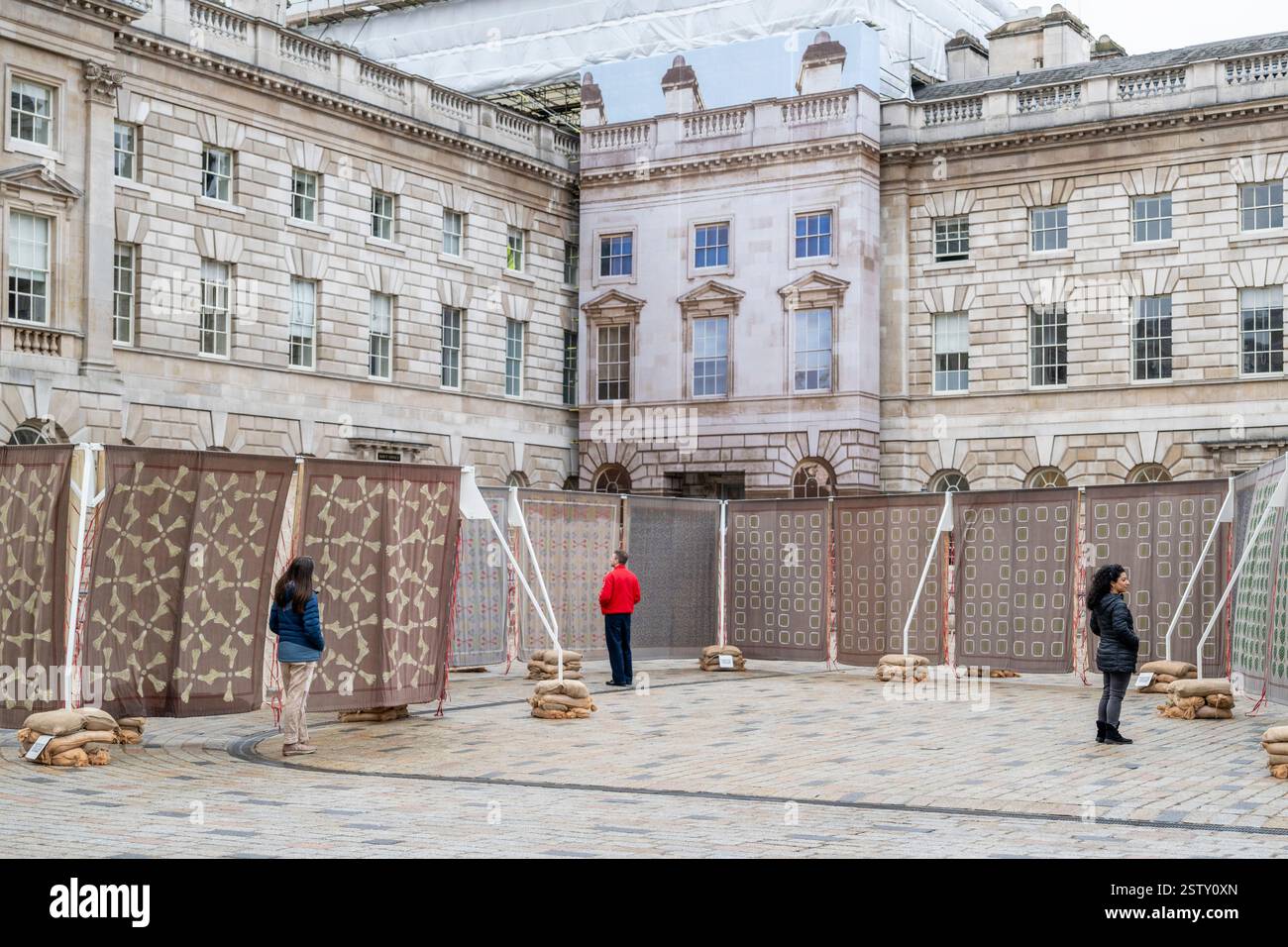 London, UK. 20 February 2025.’Salt Line’ part of ‘Salt Cosmologies’ by contemporary artists ...