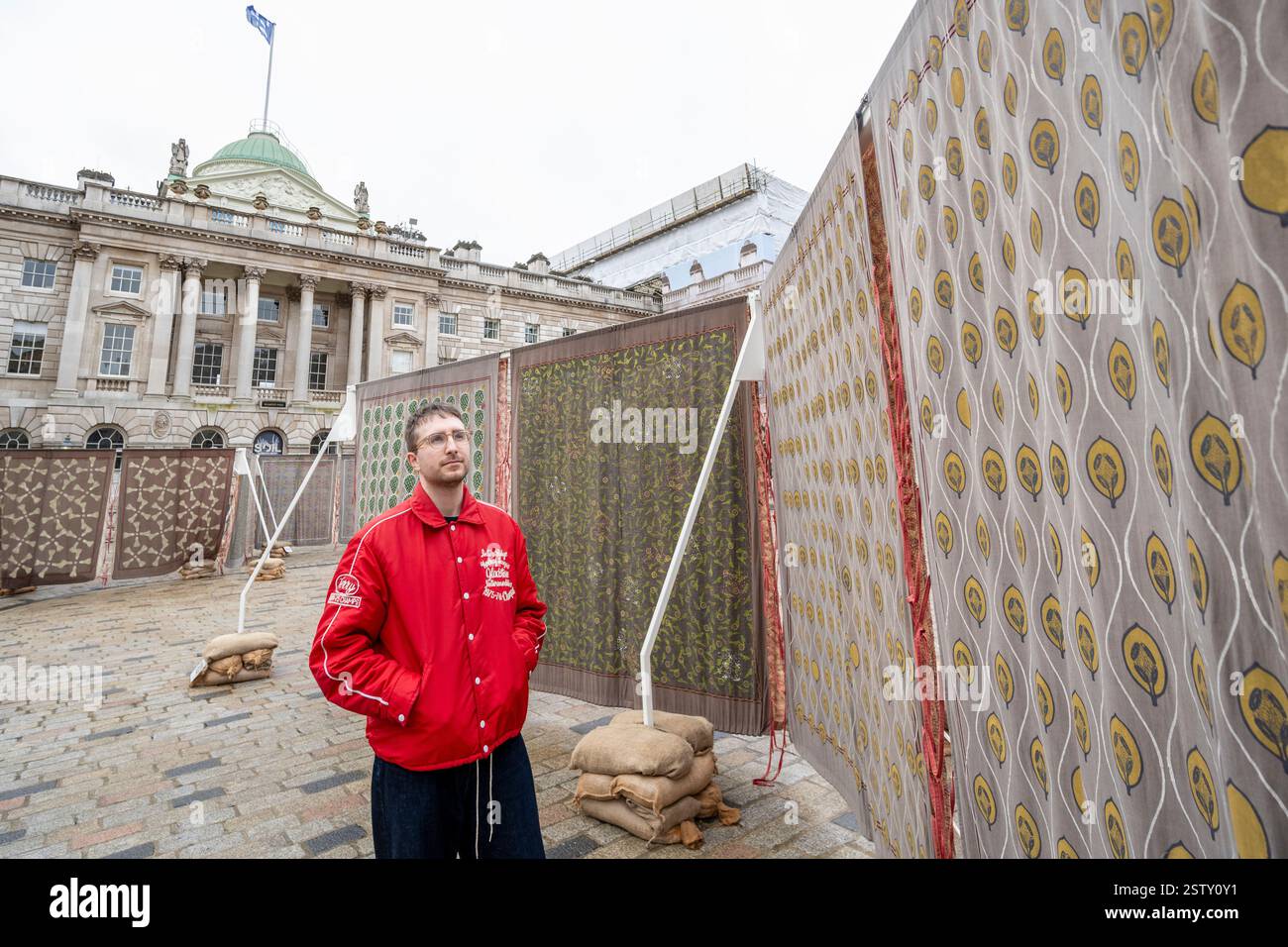 London, UK. 20 February 2025.’Salt Line’ part of ‘Salt Cosmologies’ by contemporary artists ...