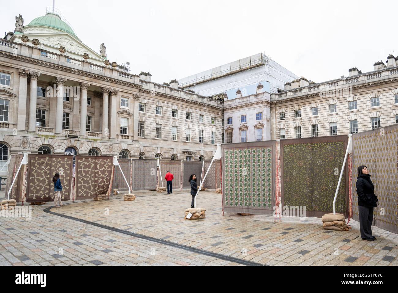 London, UK. 20 February 2025.’Salt Line’ part of ‘Salt Cosmologies’ by contemporary artists ...