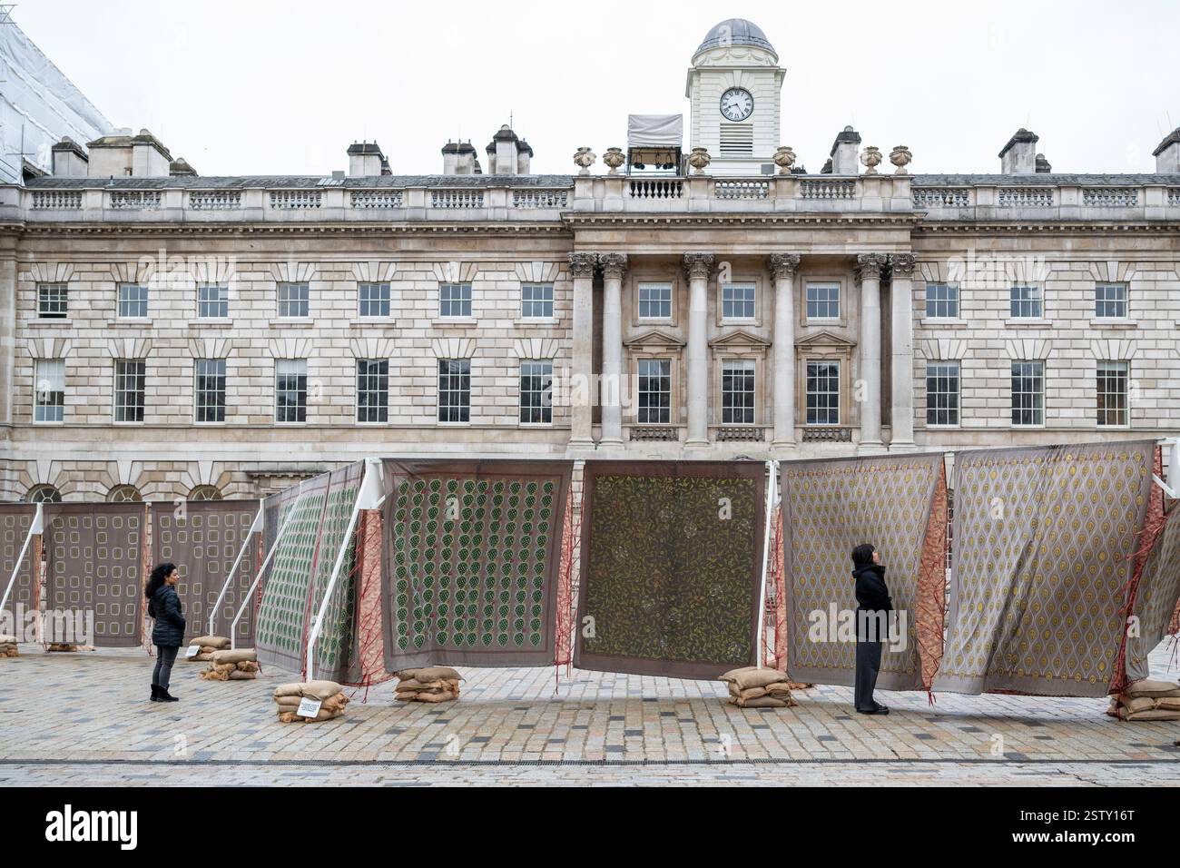 London, UK. 20 February 2025.’Salt Line’ part of ‘Salt Cosmologies’ by contemporary artists ...