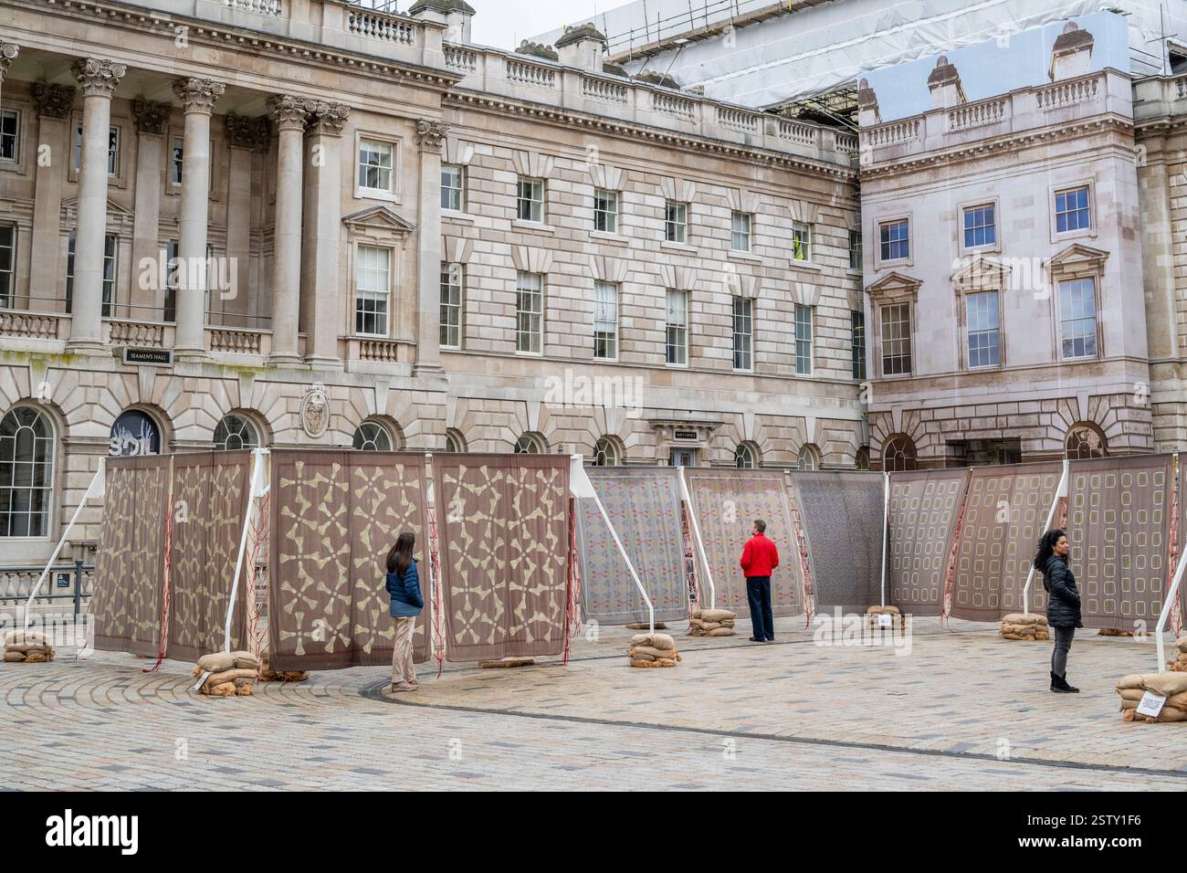 London, UK. 20 February 2025.’Salt Line’ part of ‘Salt Cosmologies’ by contemporary artists ...