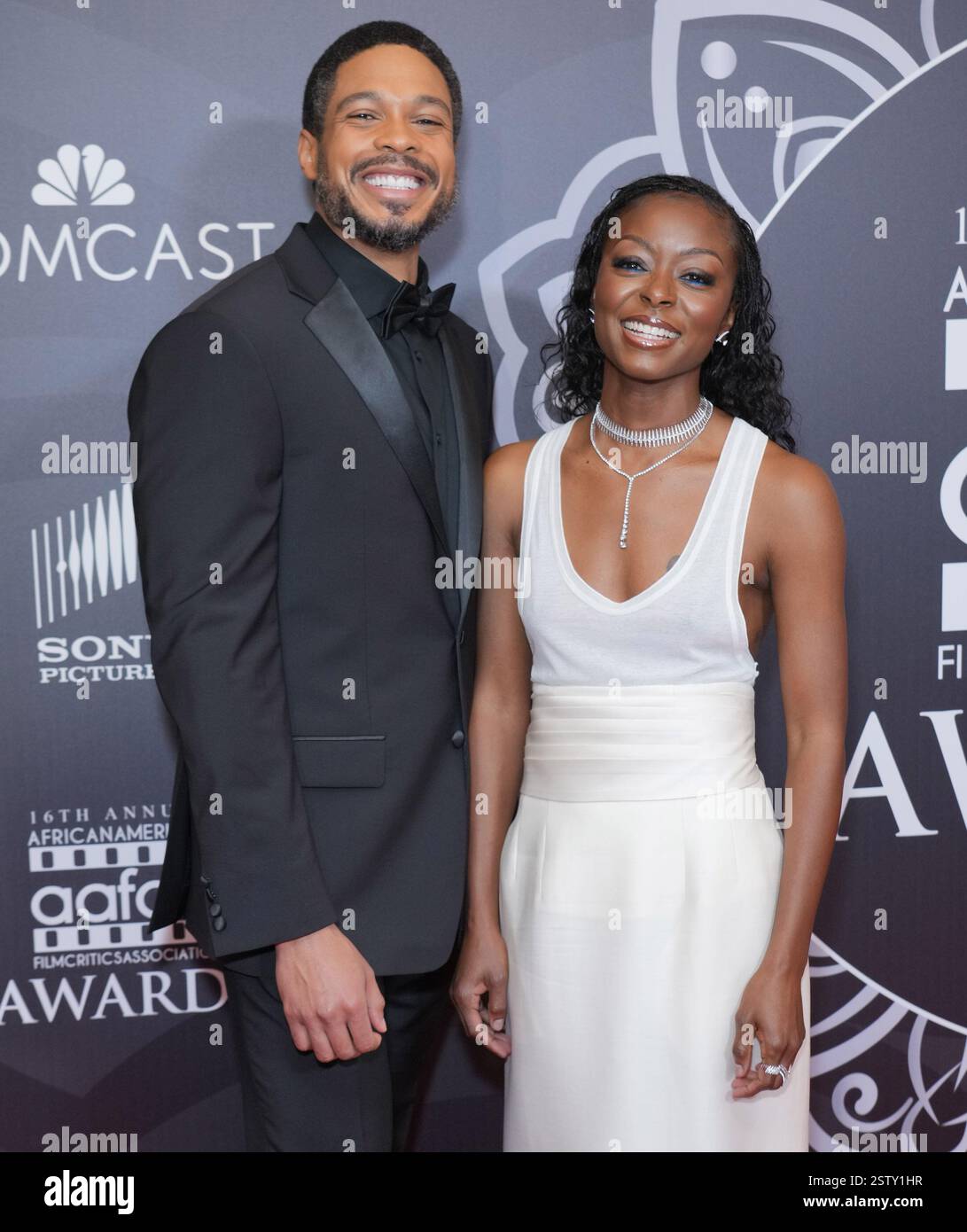 (L-R) Ray Fisher and Danielle Deadwyler at the 16th Annual African ...