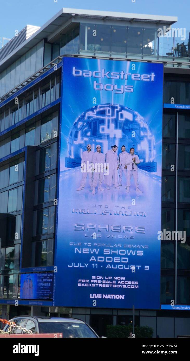 Los Angeles, California USA 19th February 2025 Backstreet Boys Sphere ...