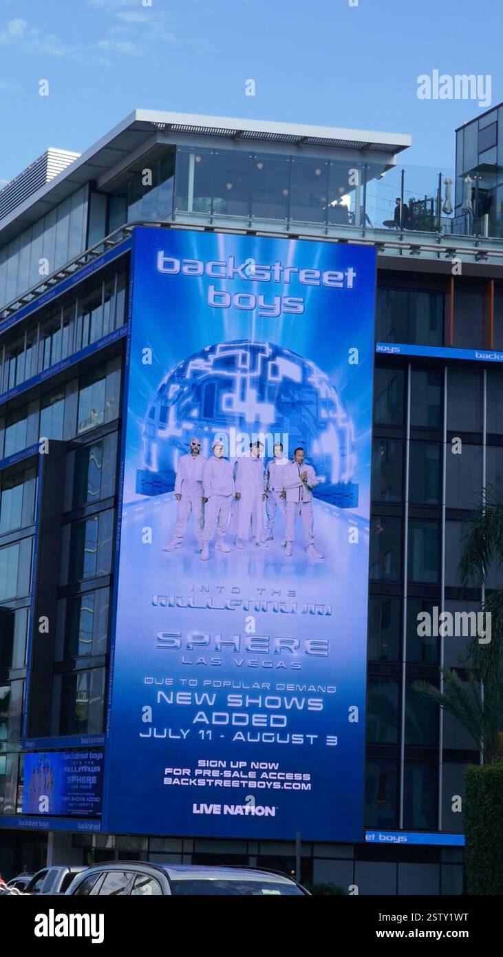 Los Angeles, California USA 19th February 2025 Backstreet Boys Sphere ...