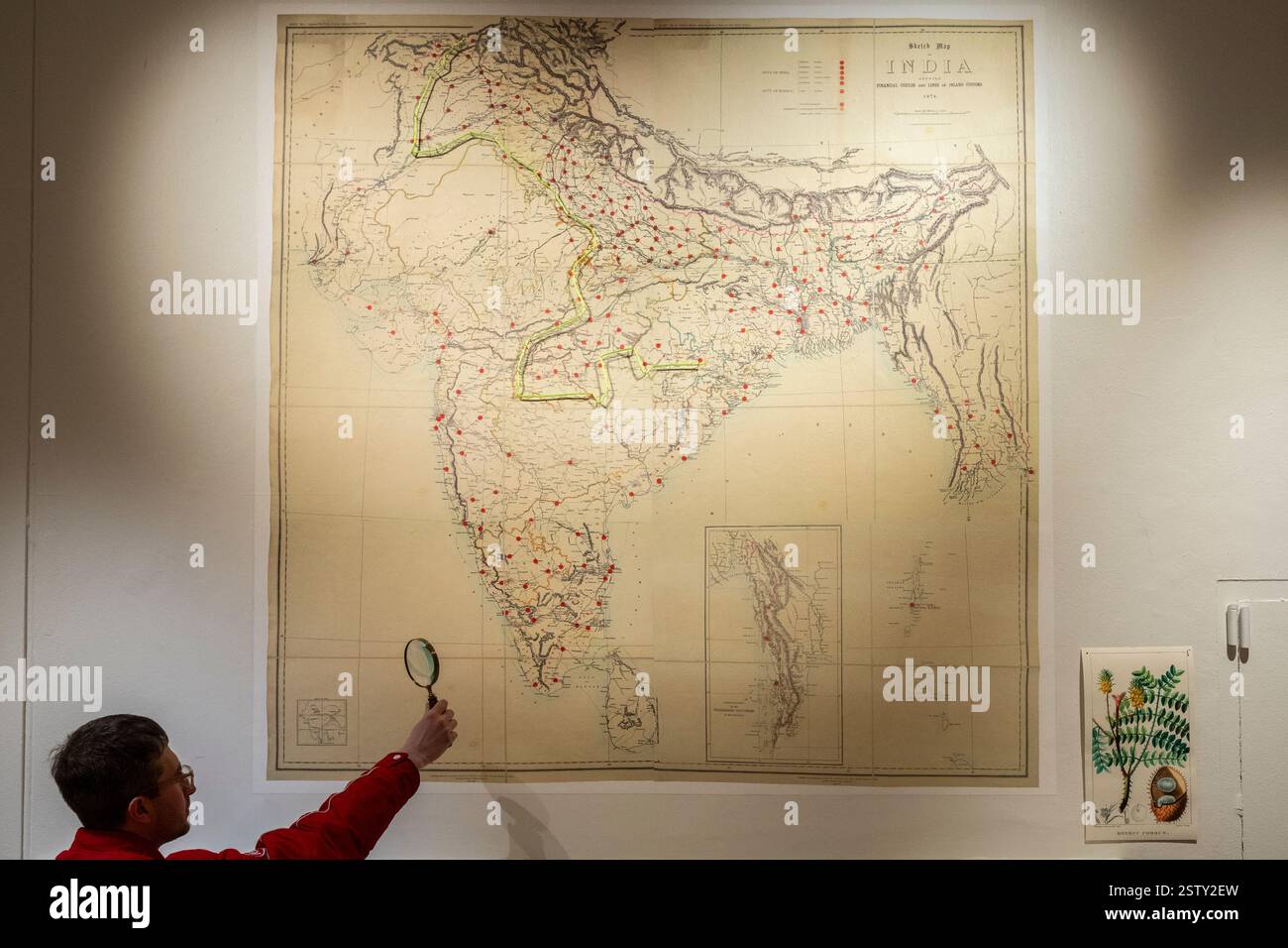 London, UK. 20 February 2025.’Salt Line’ part of ‘Salt Cosmologies’ by ...