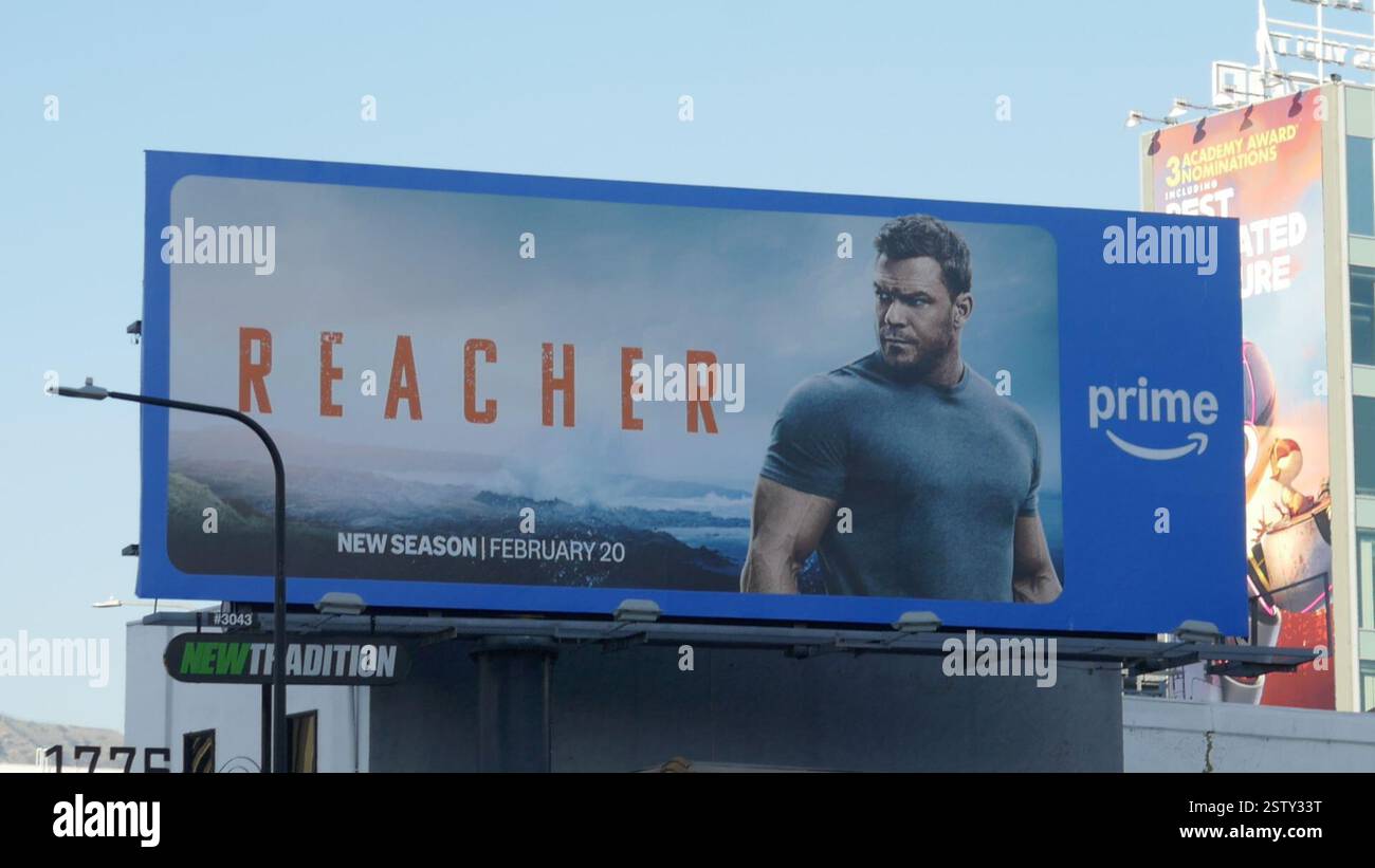 Los Angeles, California USA 19th February 2025 Alan Ritchson Reacher ...
