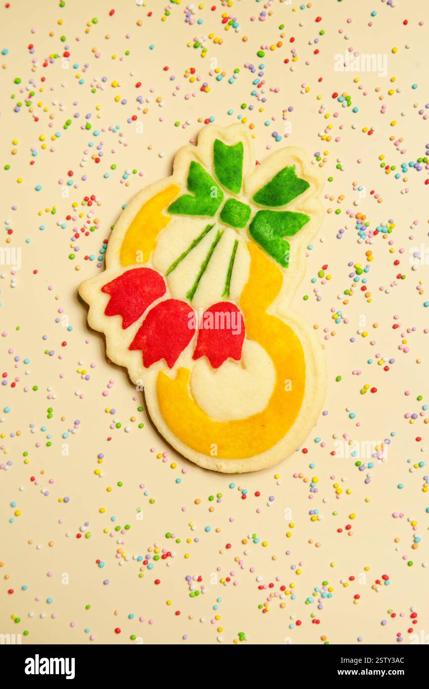 Sweet and buttery handmade March 8 sugar cookie, Cute thin homemade ...