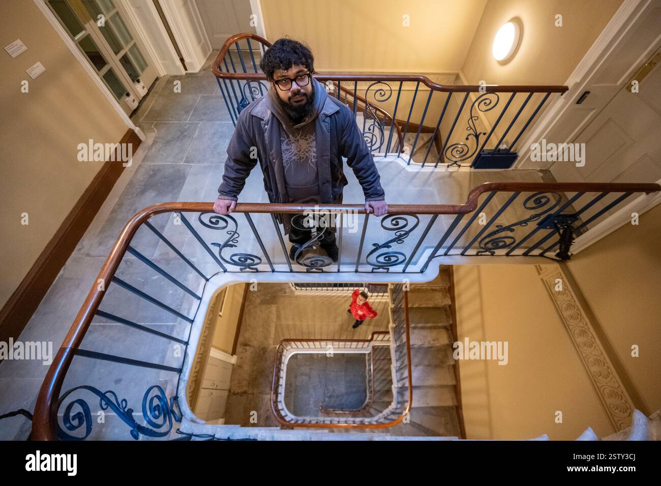London, UK. 20 February 2025. The refurbished ’Salt Stair’ is opened in ...