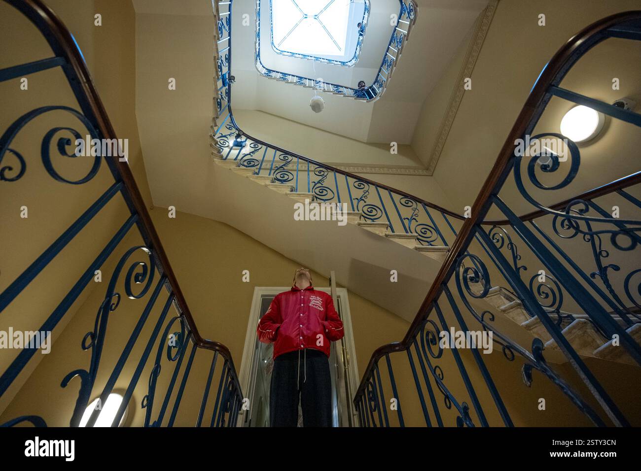 London, UK. 20 February 2025. The refurbished ’Salt Stair’ is opened in ...