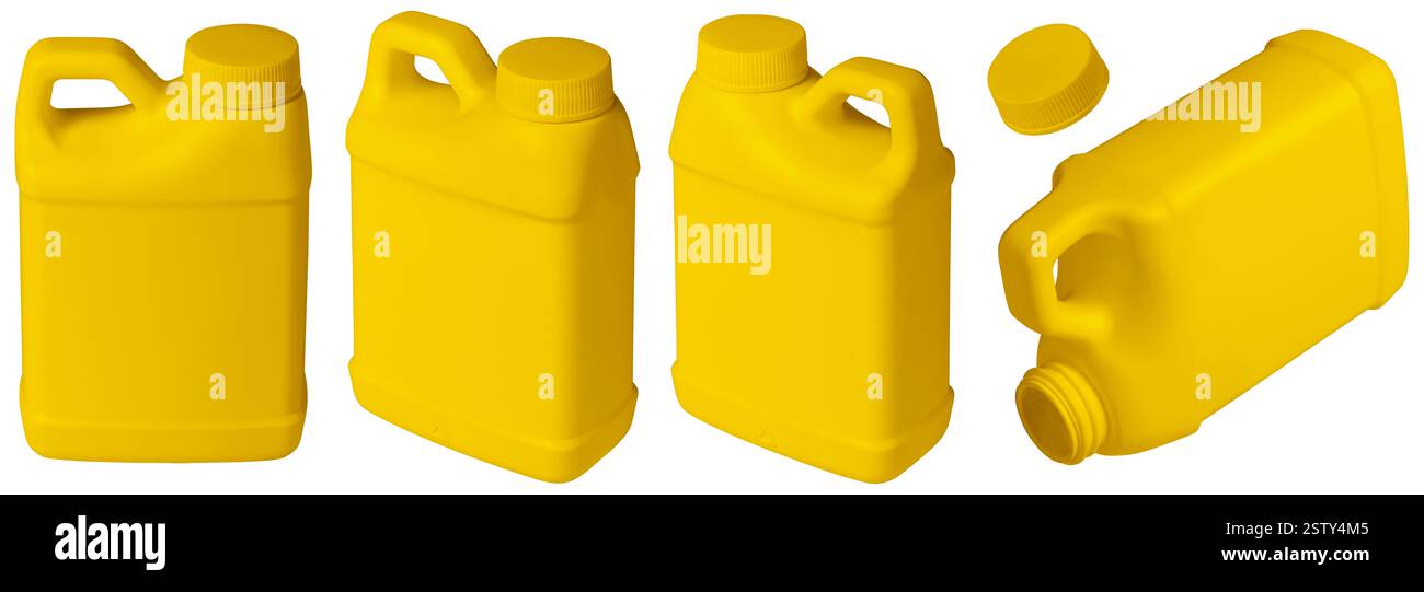 canister template angle view for merchandise. isolated set Stock Photo ...