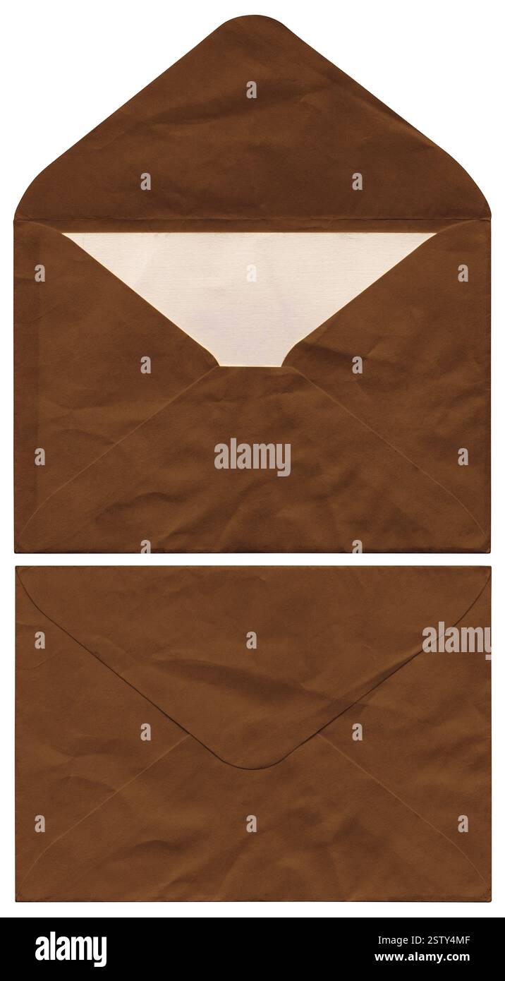 Vintage envelope letter old Cut Out Stock Images & Pictures - Alamy