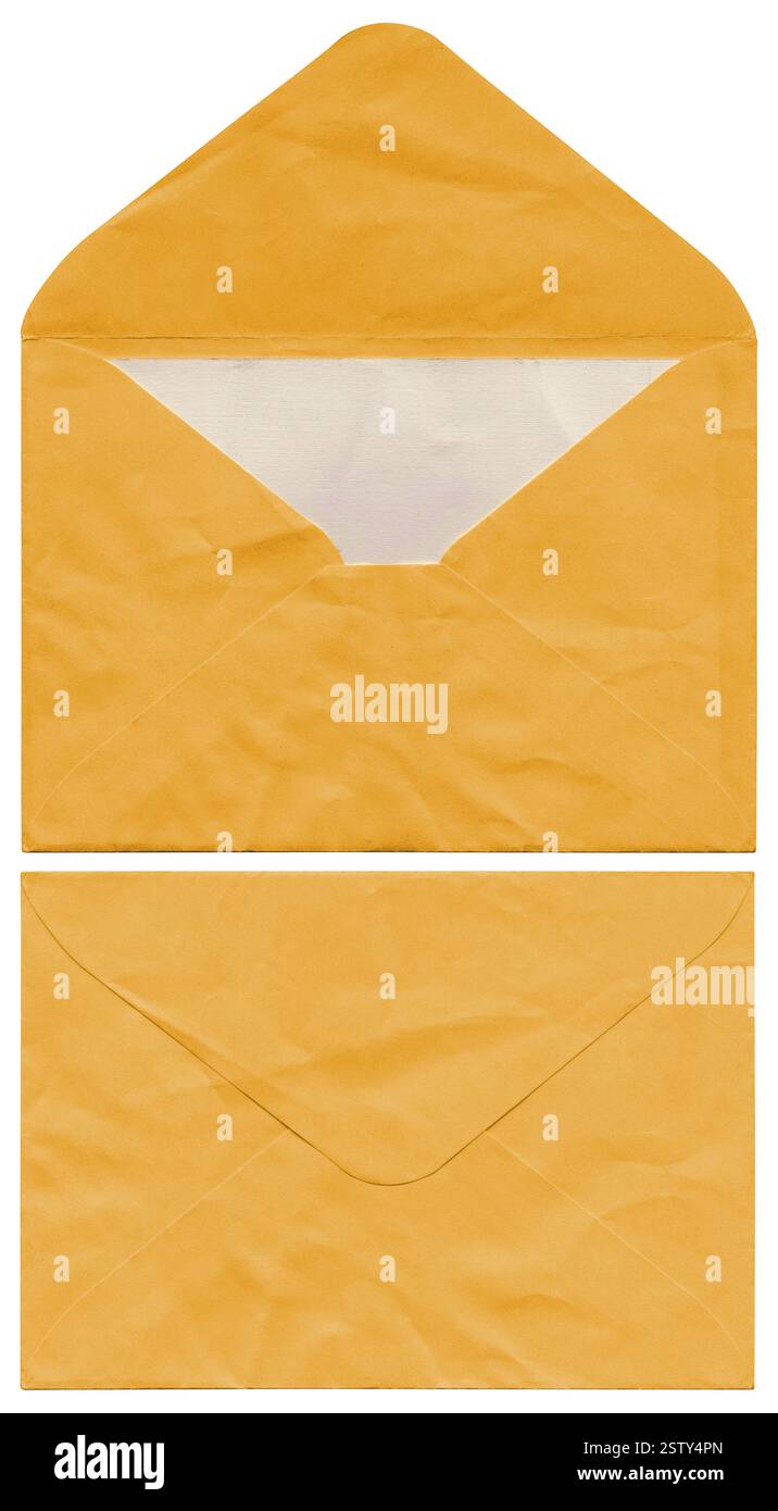 Vintage envelope letter old Cut Out Stock Images & Pictures - Alamy