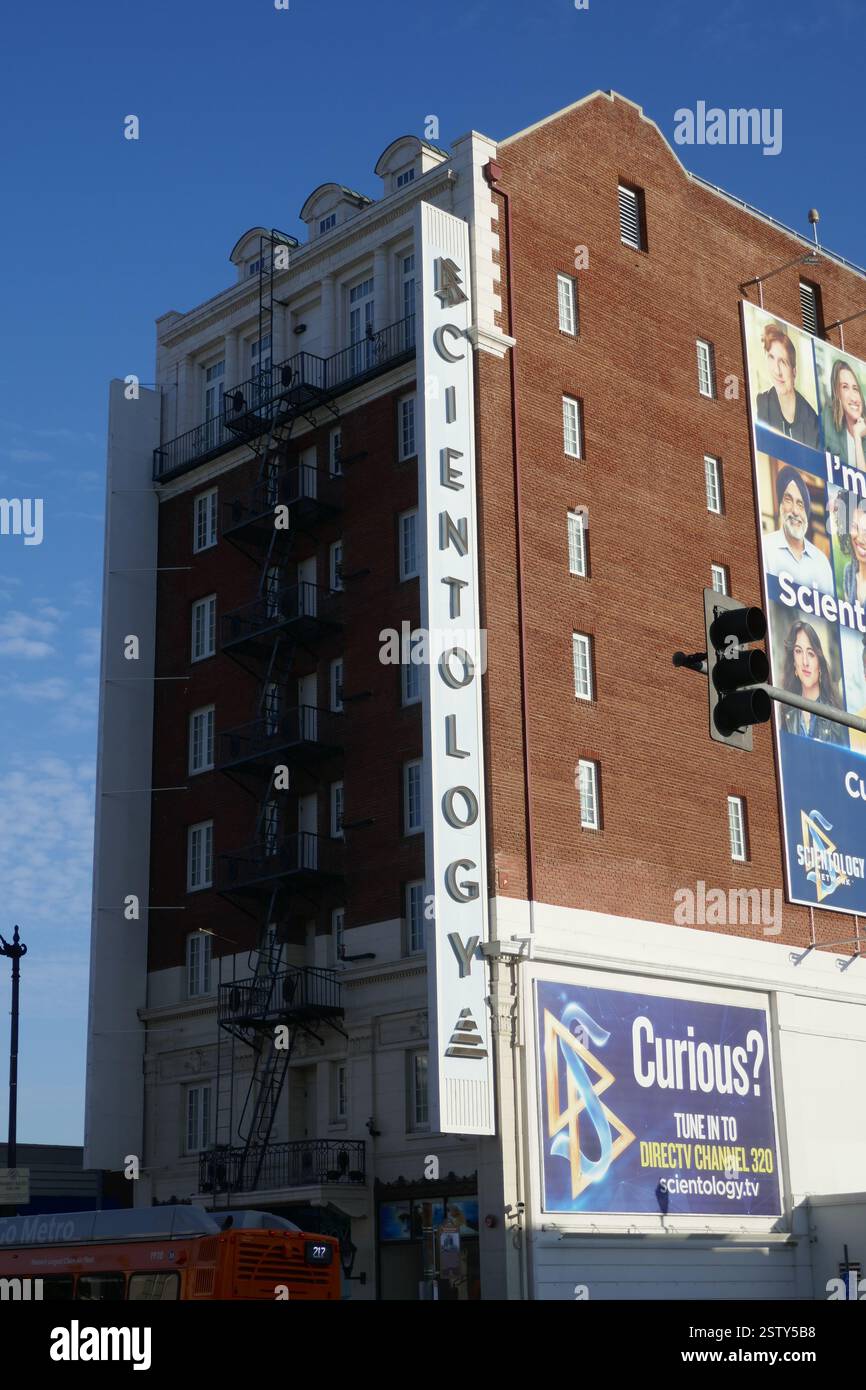 Los Angeles, California USA 19th February 2025 Scientology Building on ...