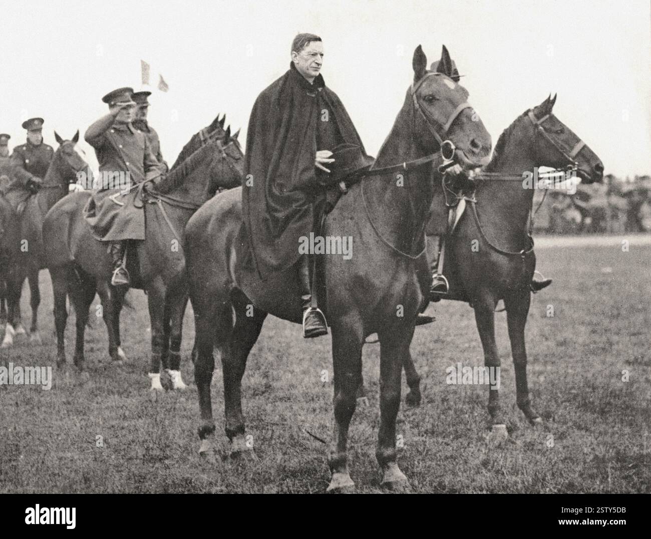 Portrait of Eamon De Valera (1822-1975) American-born Irish statesman ...