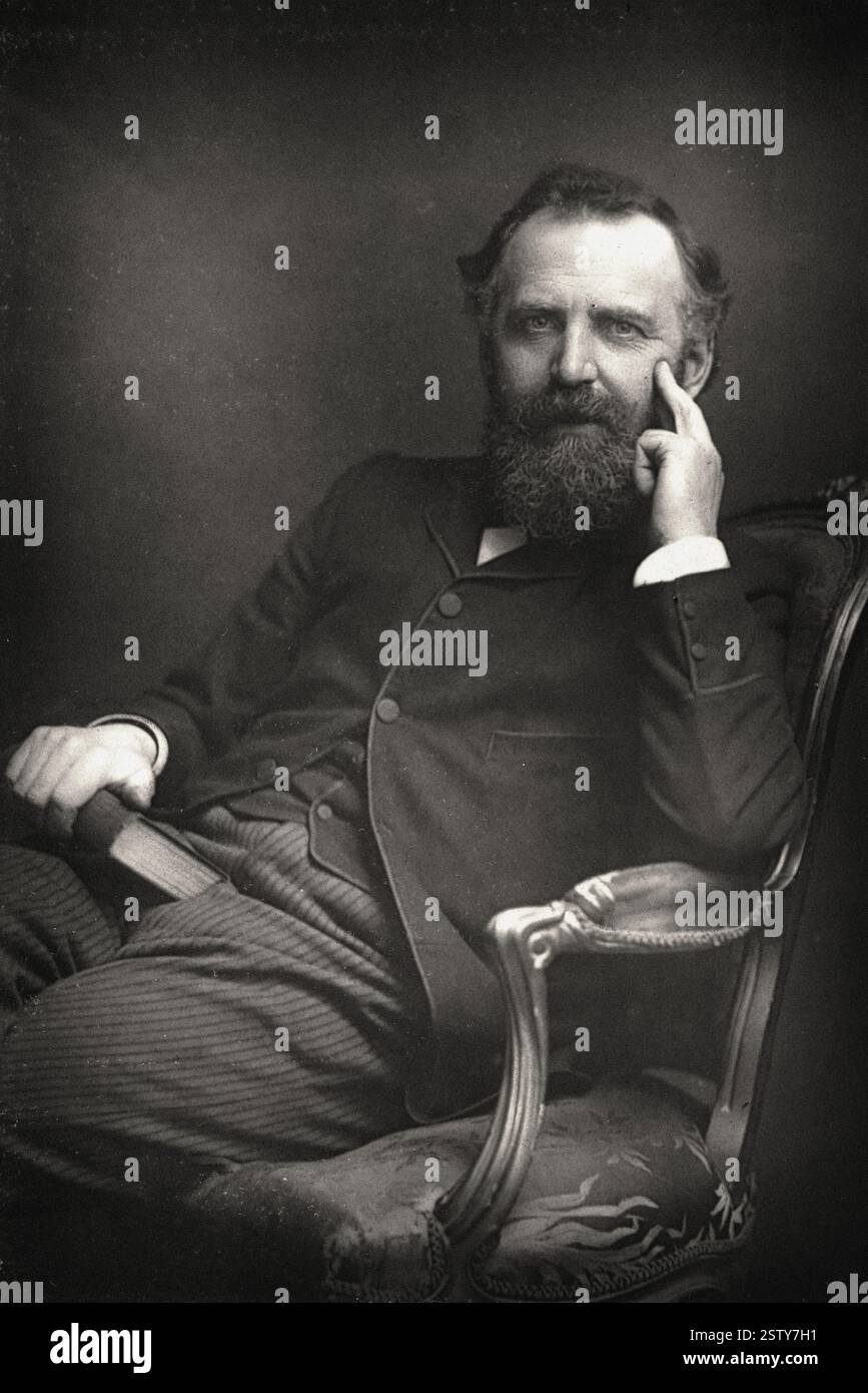 Portrait of William Thomas Stead (1849-1912) English author and ...