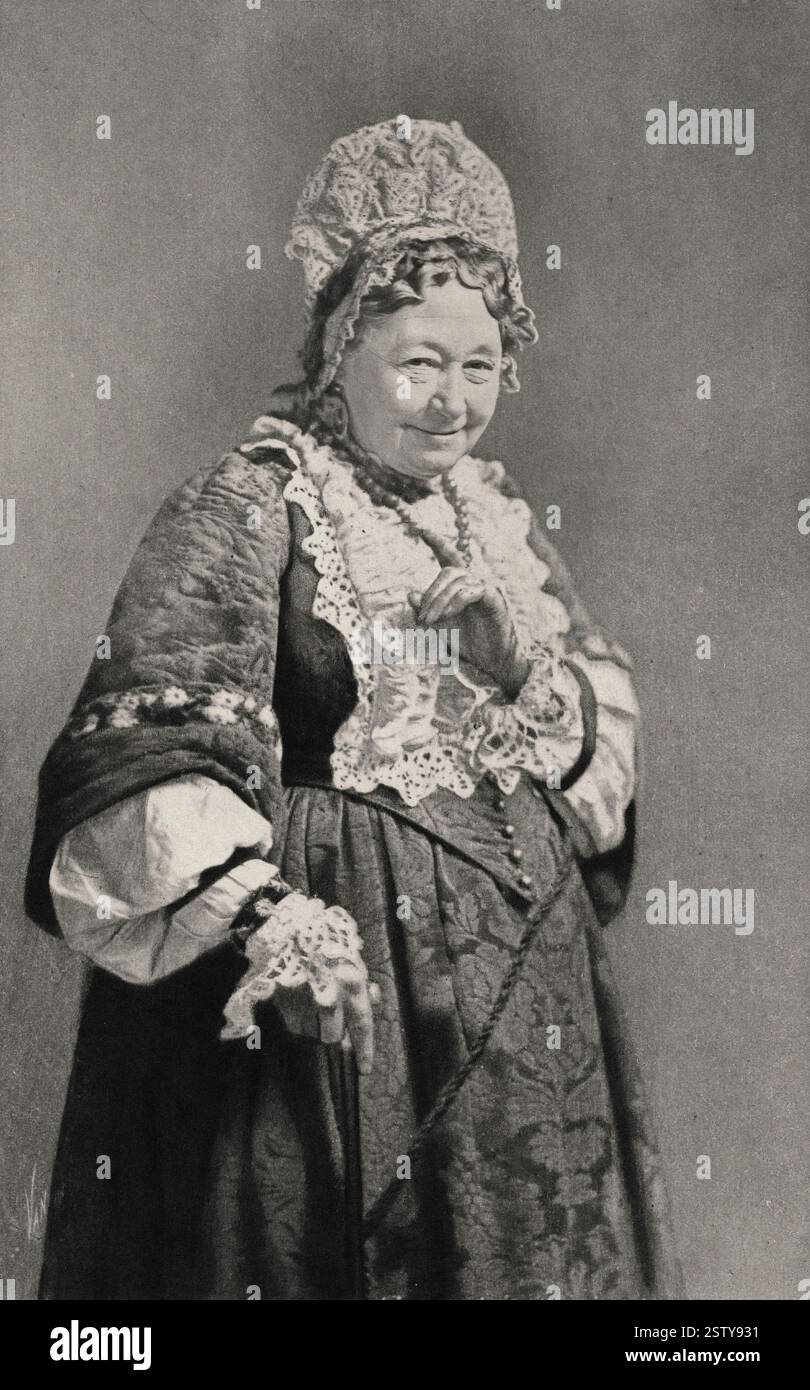 Portrait of Fanny Stirling (1813-1895) English actress in one of her ...