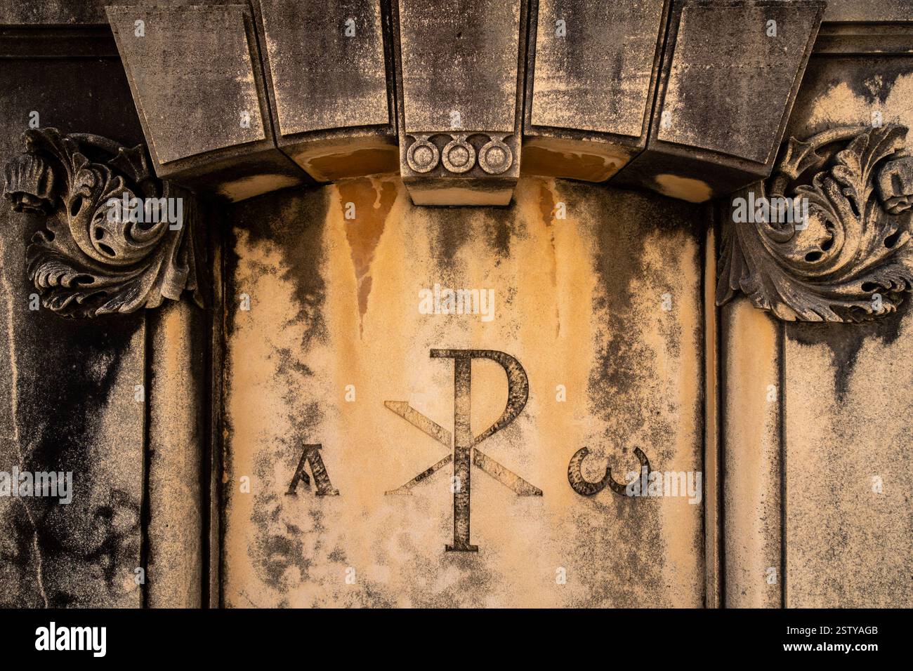 Monogram of Christ Stock Photo - Alamy