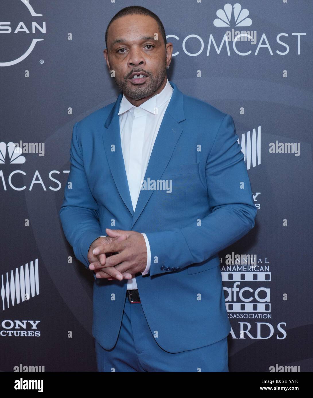 Los Angeles, USA. 19th Feb, 2025. Clarence Maclin arrives at the 16th Annual African American ...