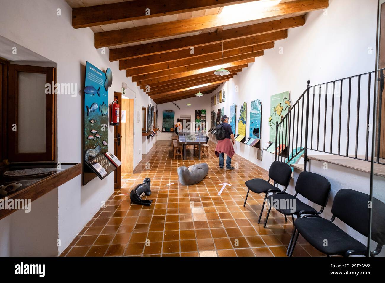 Es Lledo interpretation center, Sa Dragonera natural park, Mallorca ...