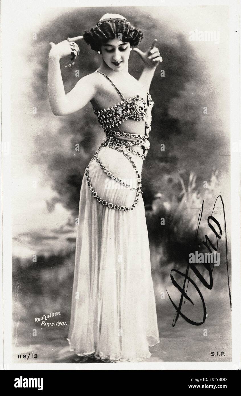 Portrait of Caroline a.k.a "La belle Otéro" (1869-1915) Dancer and ...