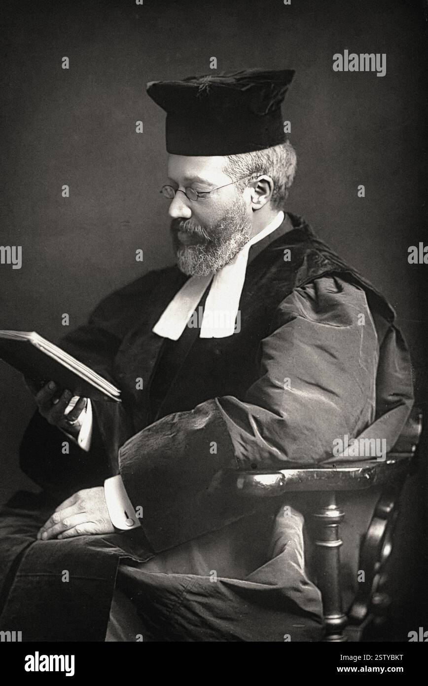 Portrait of Hermann Adler (1839-1911) German-born Chief Rabbi of the ...
