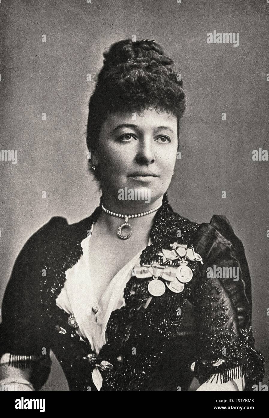 Portrait of Dame Emma Albani (1852-1930) Canadian opera singer ...