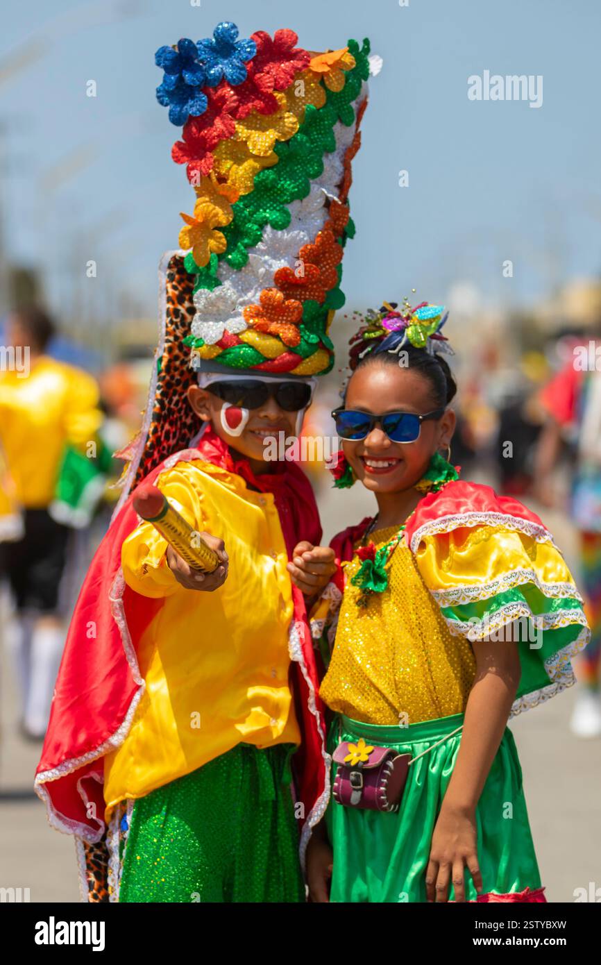 Congo dance and costume during Great Parade at Barranquilla's Carnival ...