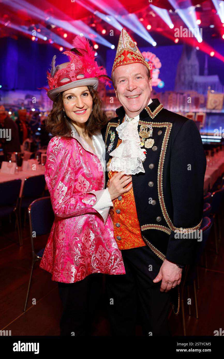 Festkomitee Präsident Christoph Kuckelkorn und seine Frau Nadia ...