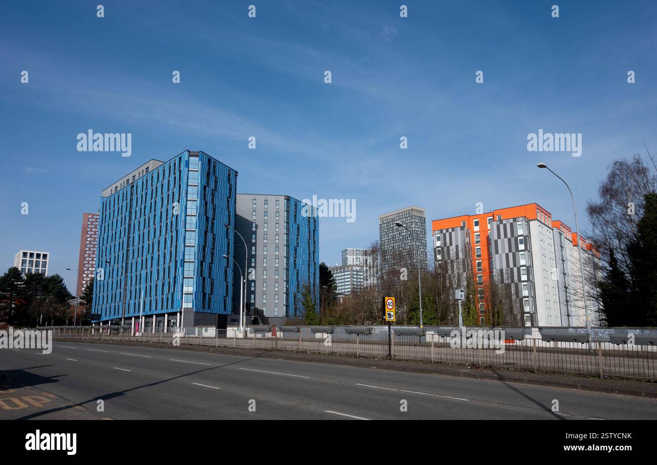 Islington Row Middleway, Five Ways, Birmingham, West Midlands, England ...