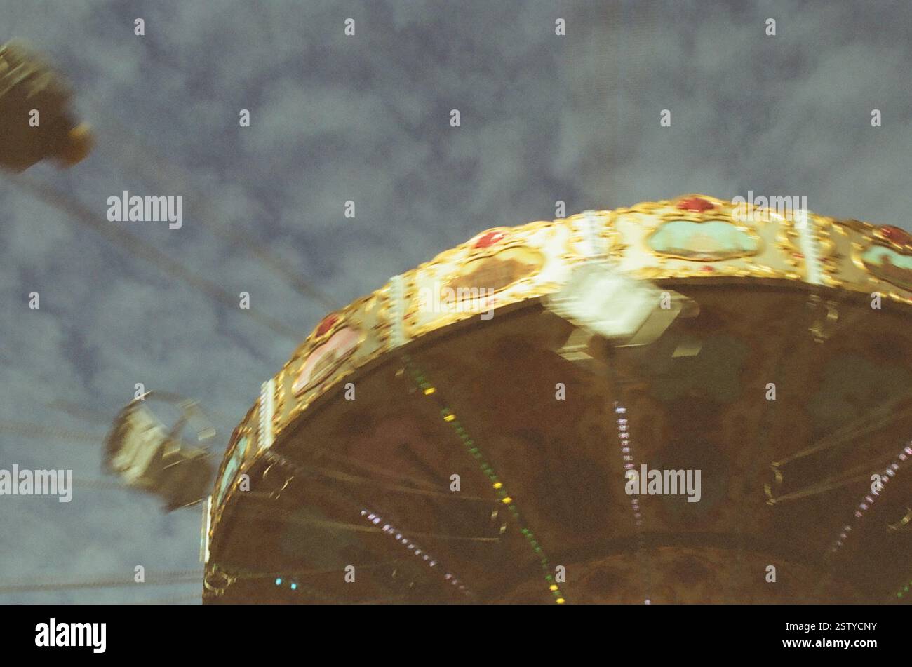 amusement park in Tirana. Trolley parks. Ferris wheels Stock Photo - Alamy