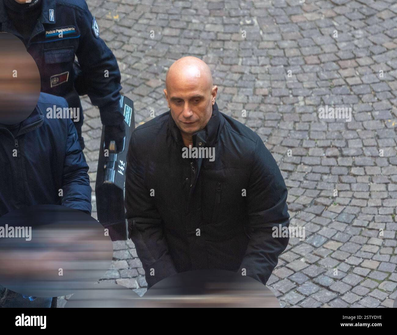 Francesco Lucci alla Prima udienza del Processo ai tre ultras milanisti Lucci, Rosiello e ...