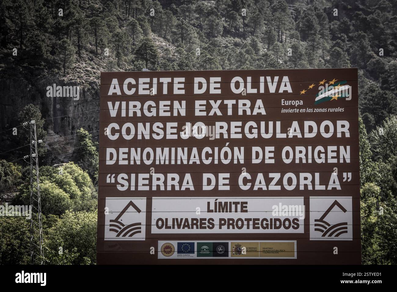 Natural Route Greenway of Oil Stock Photo - Alamy