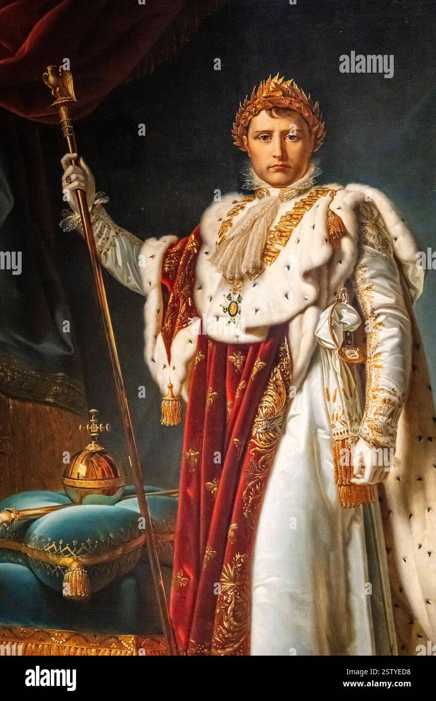 Portrait of Emperor Napoleon I Stock Photo - Alamy