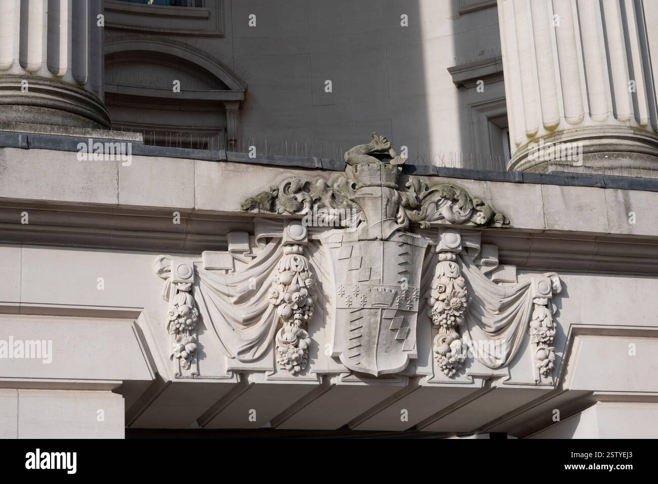 Baskerville House building detail, Centenary Square, Birmingham, West ...