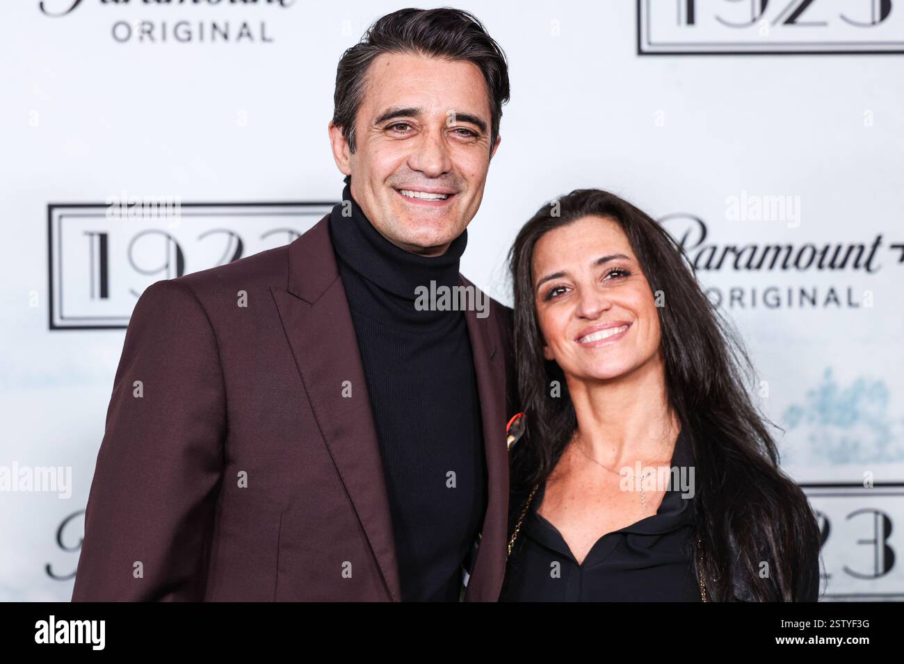 Gilles marini wife carole marini hi-res stock photography and images ...