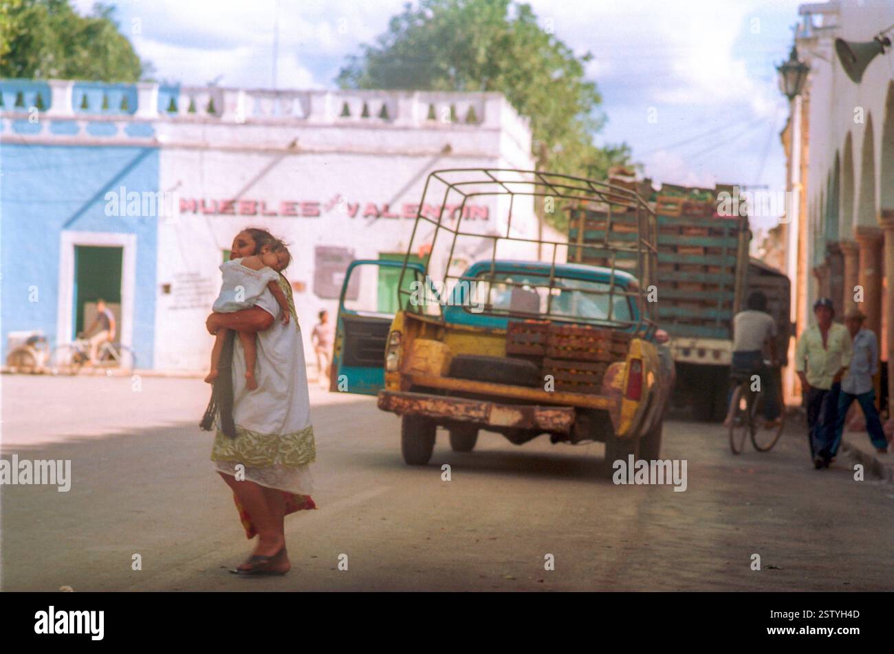street scene in Merida city, Merida, Yucatan, Mexico 1985 *** street ...