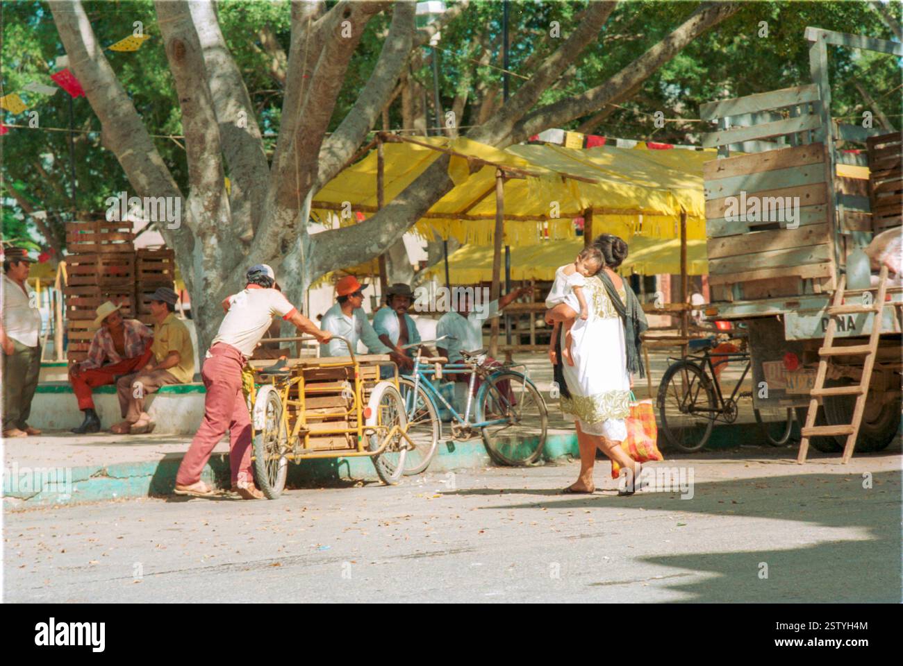 street scene in Merida city, Merida, Yucatan, Mexico 1985 *** street ...