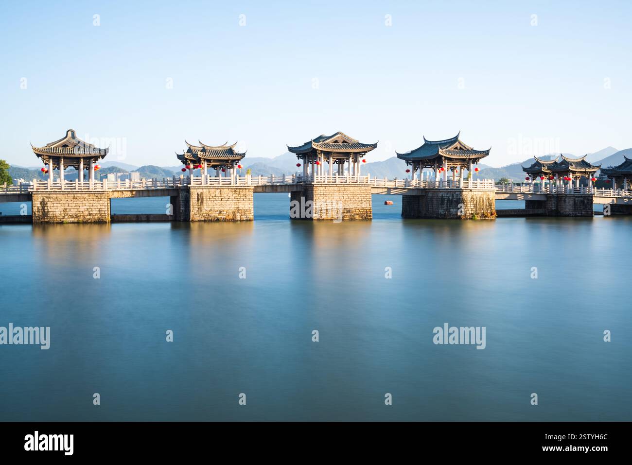 Guangji Bridge in Chaozhou City, Guangdong Province in the winter ...