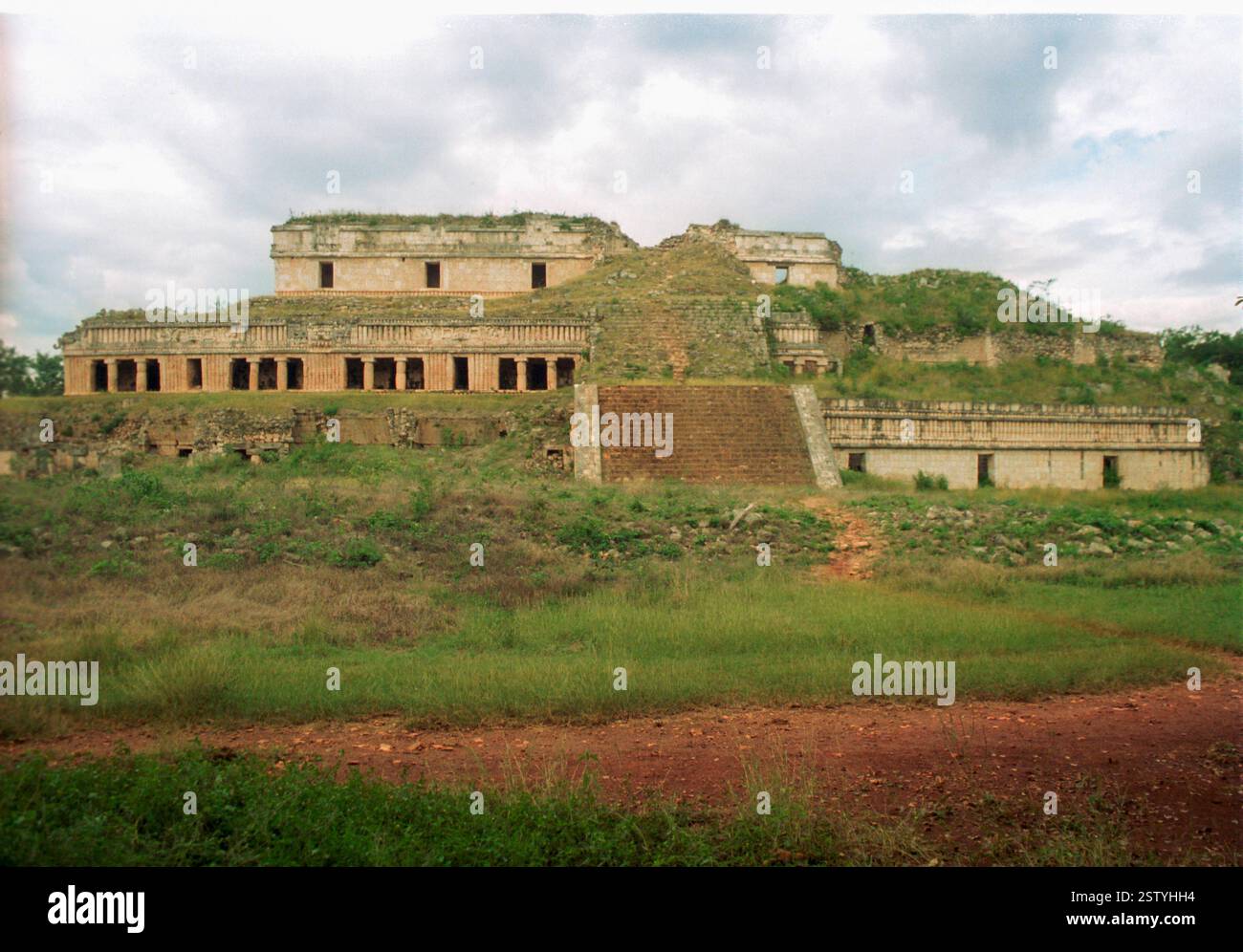 El Palacio, ancient Maya ruins in Sayil, Yucatan, Mexico 1985 *** El ...
