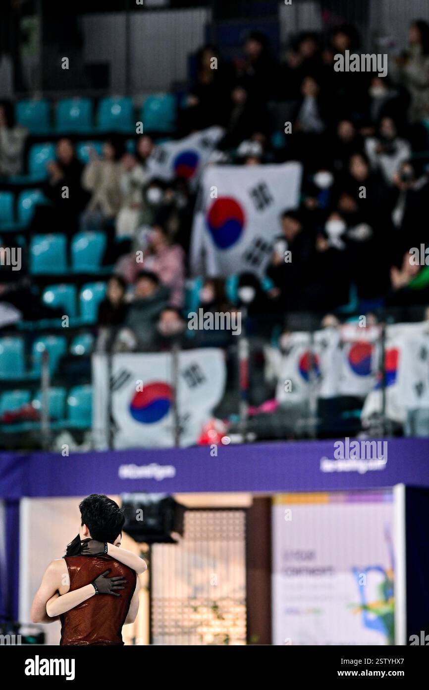 Hannah LIM & Ye QUAN (KOR), during Ice Dance Rhythm Dance, at the ISU ...