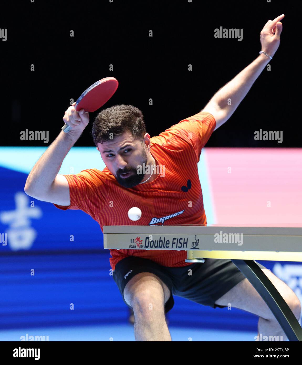 Shenzhen, China's Guangdong Province. 20th Feb, 2025. Nima Alamian hits ...
