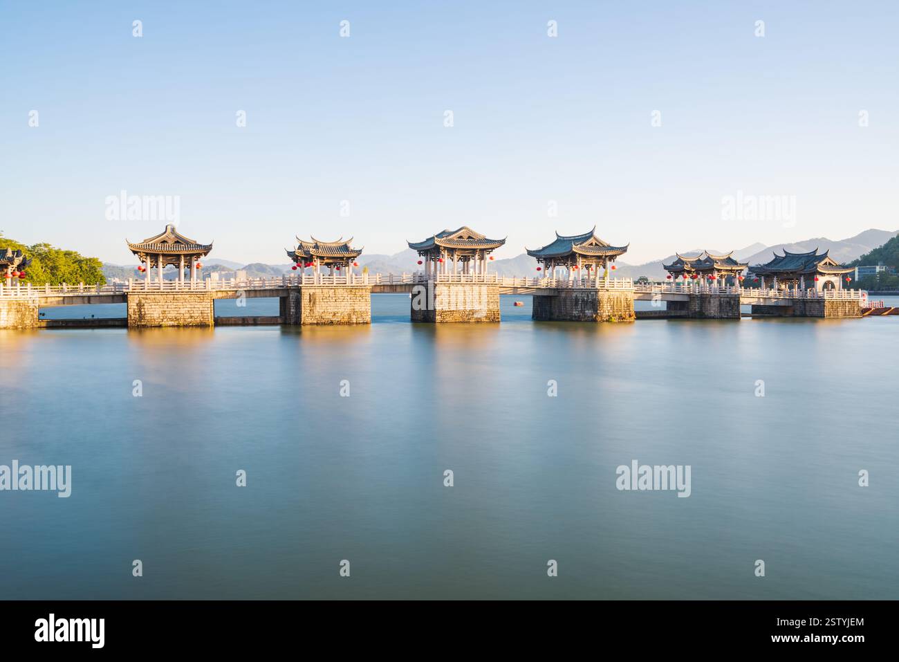 Guangji Bridge in Chaozhou City, Guangdong Province in the winter ...