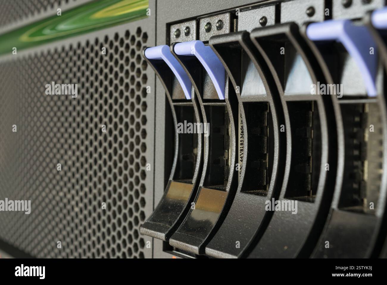 Computer Server mainframe and raid storage in datacenter Stock Photo ...