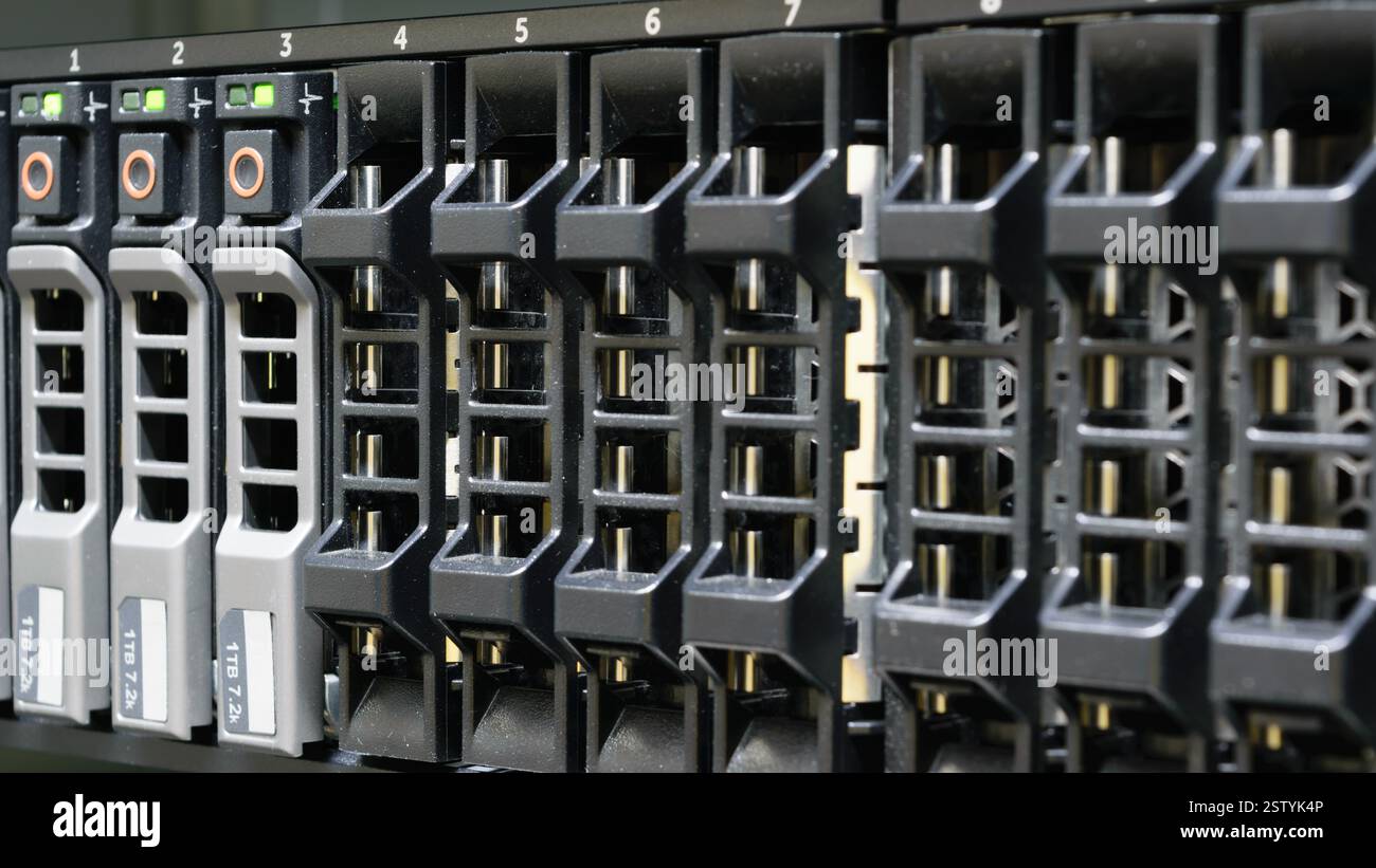 Computer Server and raid storage in datacenter Stock Photo - Alamy